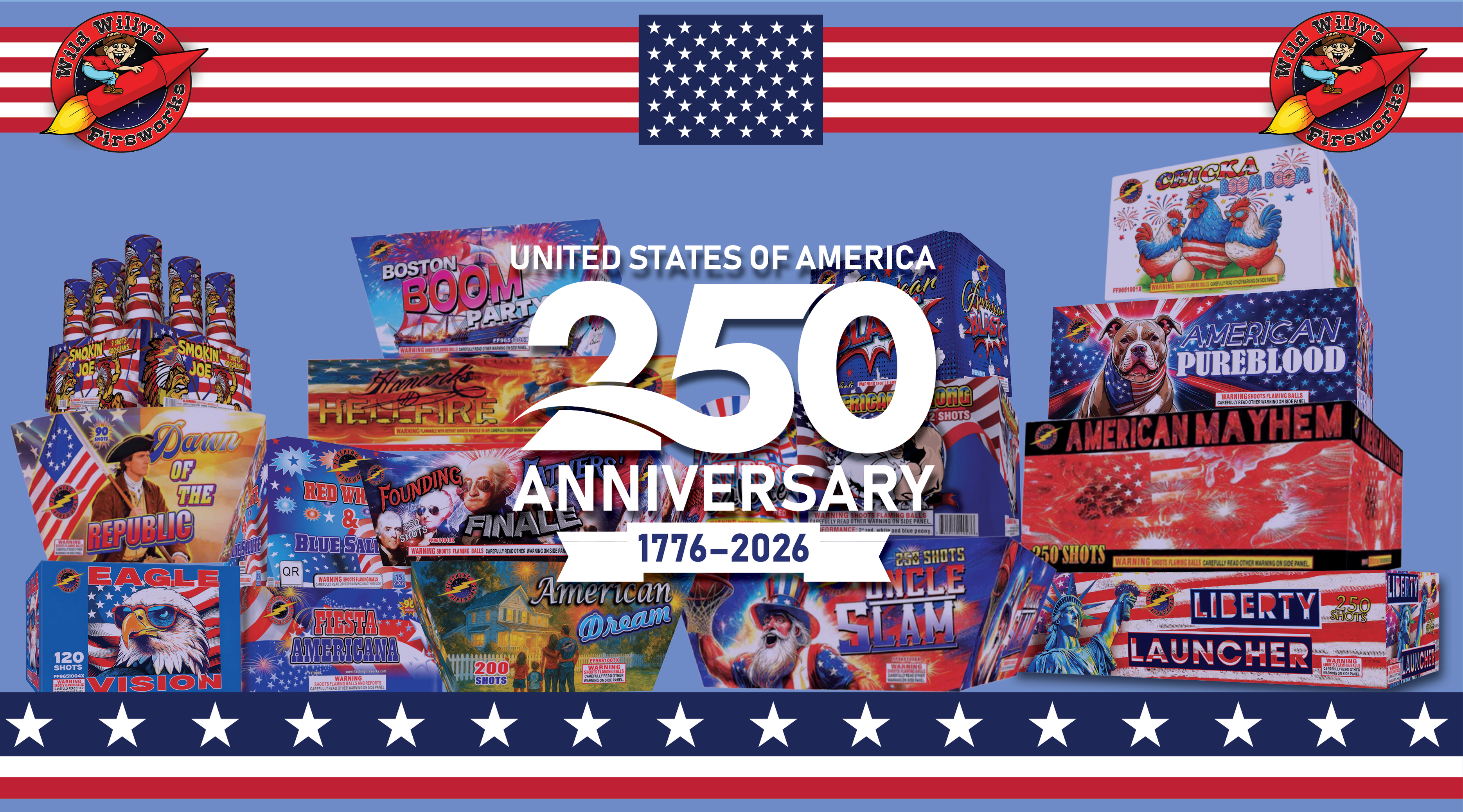Nebraska and Iowa Retail Fireworks — Wild Willys Fireworks