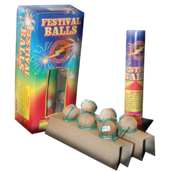 Festival Balls Artillery Shells 6 Pack — Wild Willys Fireworks